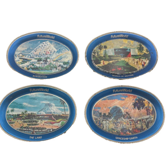 Fabcraft, Inc. | Art | Vintage Disney Epcot Future World Metal Plaque ...
